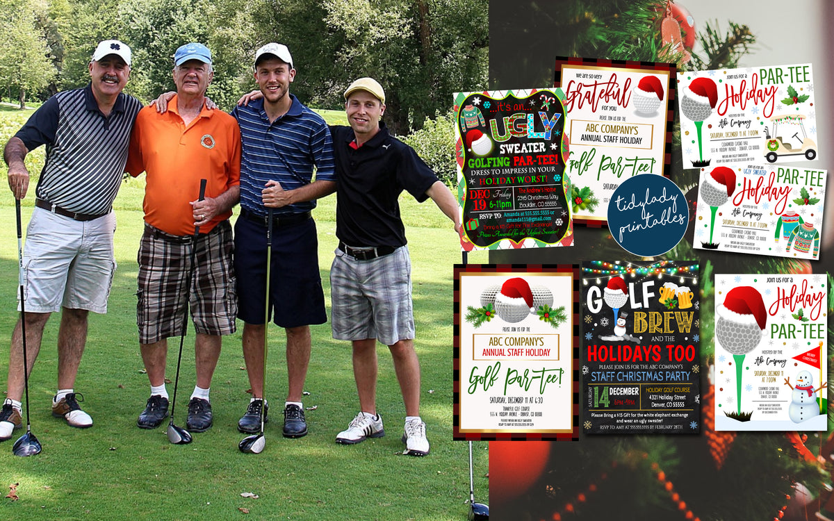 How to throw the best work holiday staff christmas golf party ...