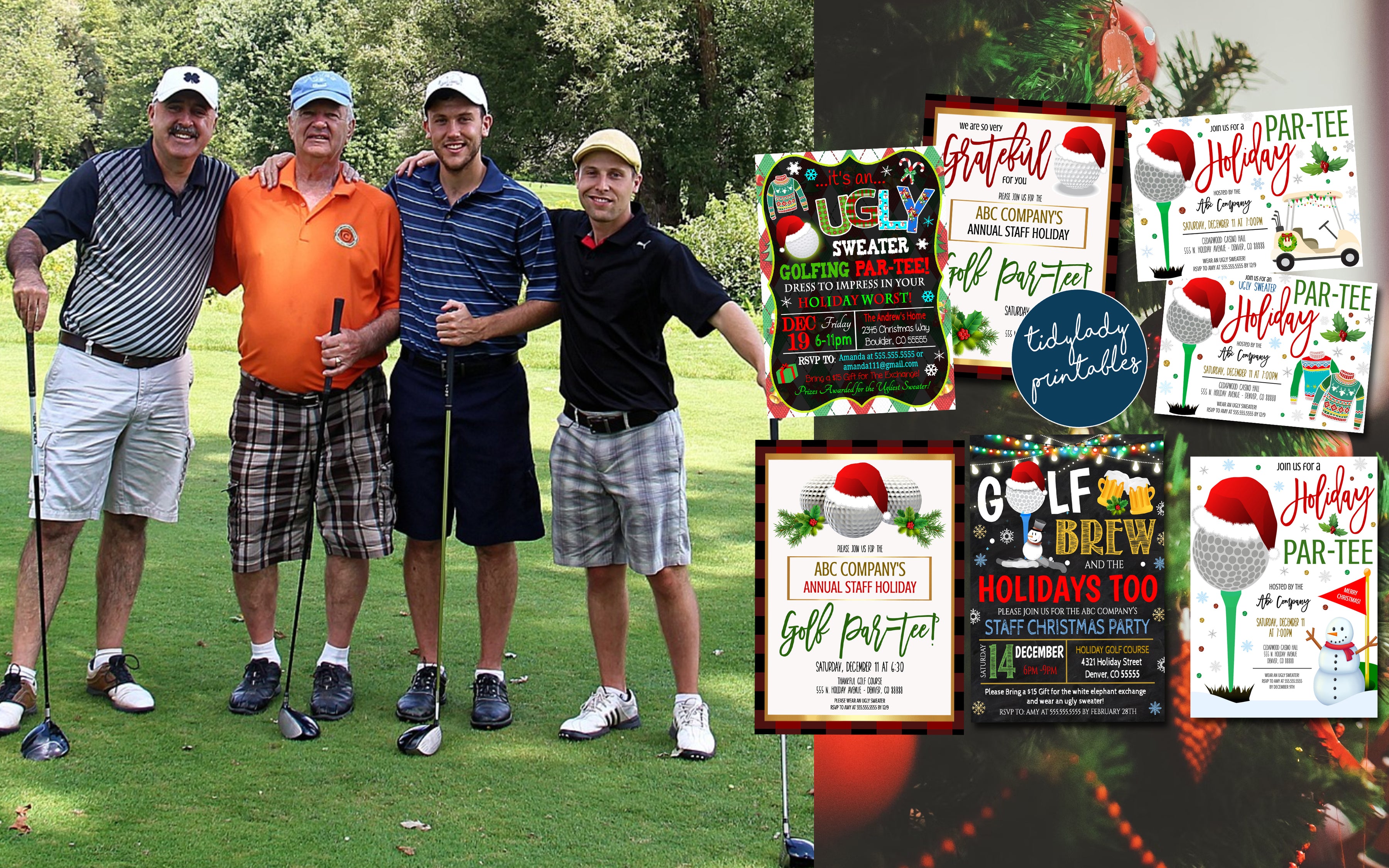 How to throw the best work holiday staff christmas golf party ...