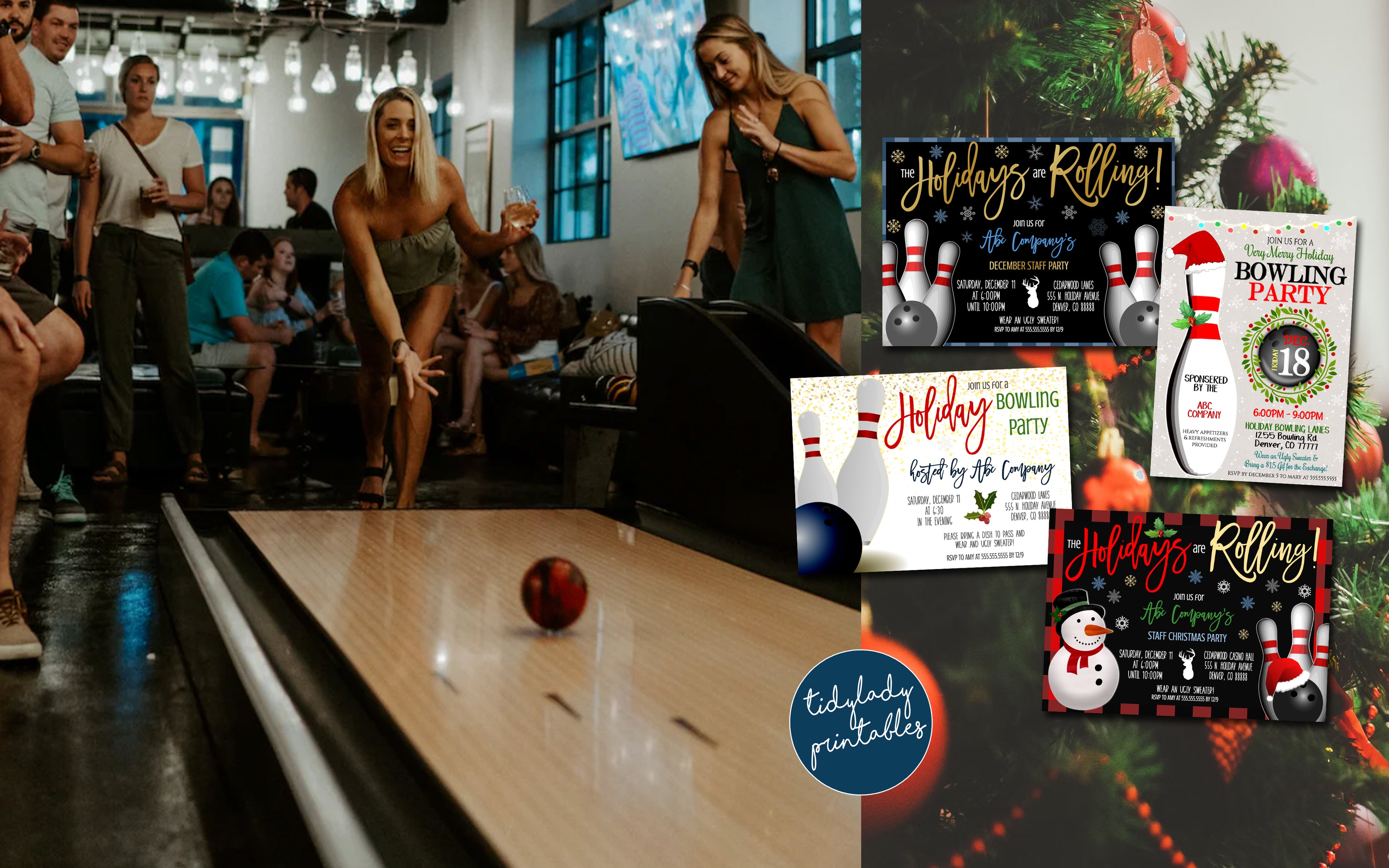 How to Throw the Best Christmas Holiday Bowling Party for Your Staff ...