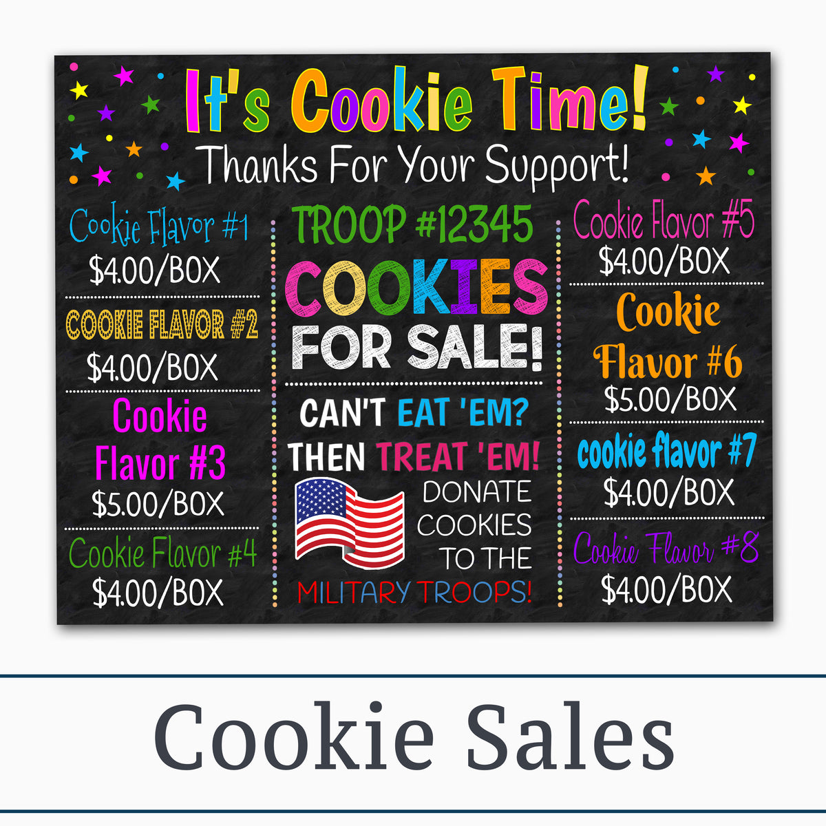 Cookie Booth Signs, Hangers, Order Forms, Decor - Printables — Page 14 ...