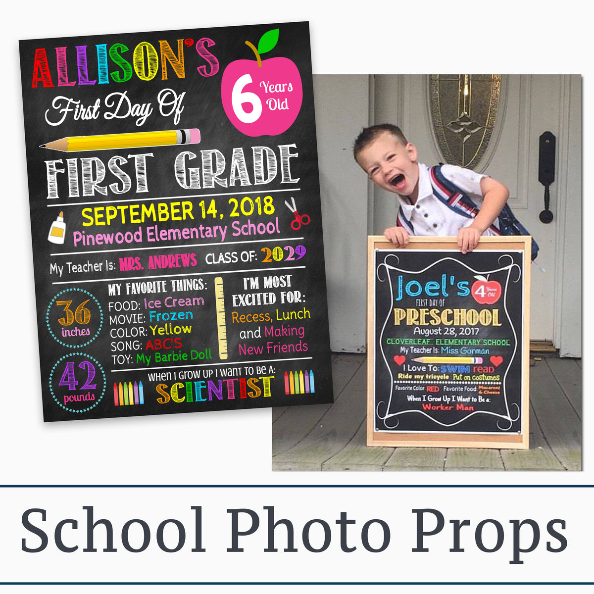 First Day Of School Signs | TidyLady Printables