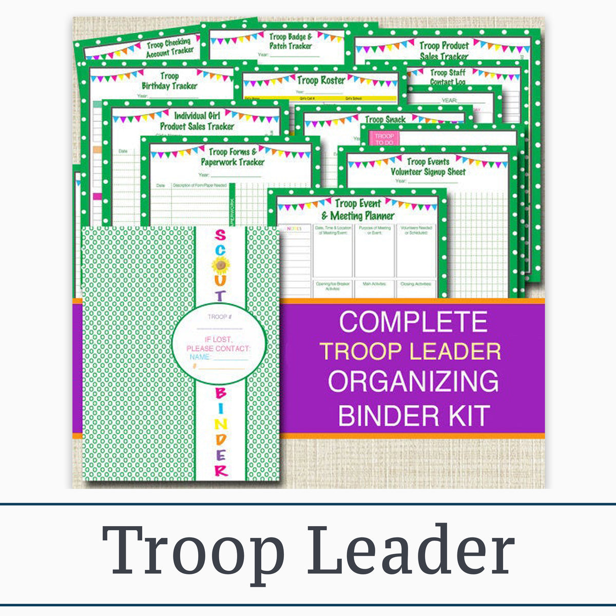 Troop Leader — TidyLady Printables