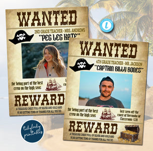 Pirate Theme Teacher Appreciation Week Printable Party Set — TidyLady ...