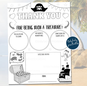 Pirate Theme Teacher Appreciation Week Printable Party Set — TidyLady ...