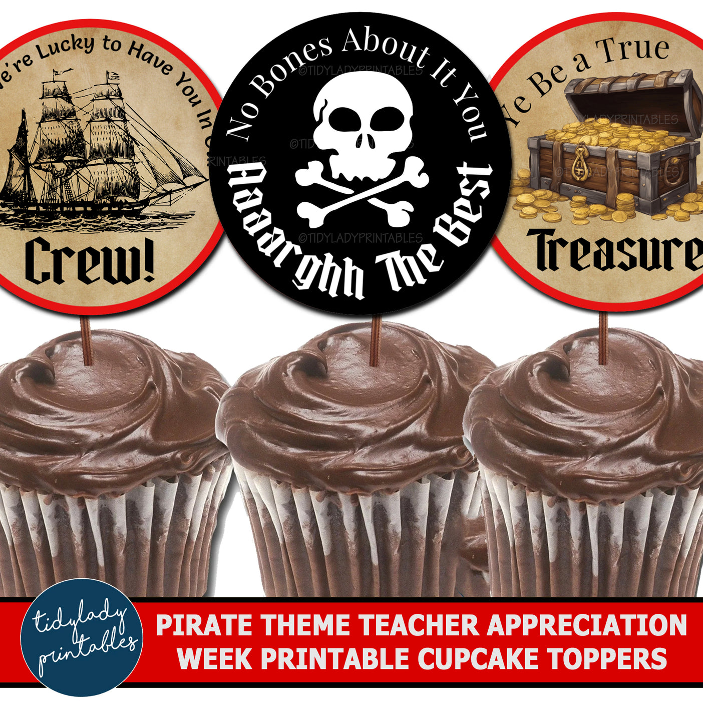 Pirate Theme Teacher Appreciation Week Printable Party Set — TidyLady ...