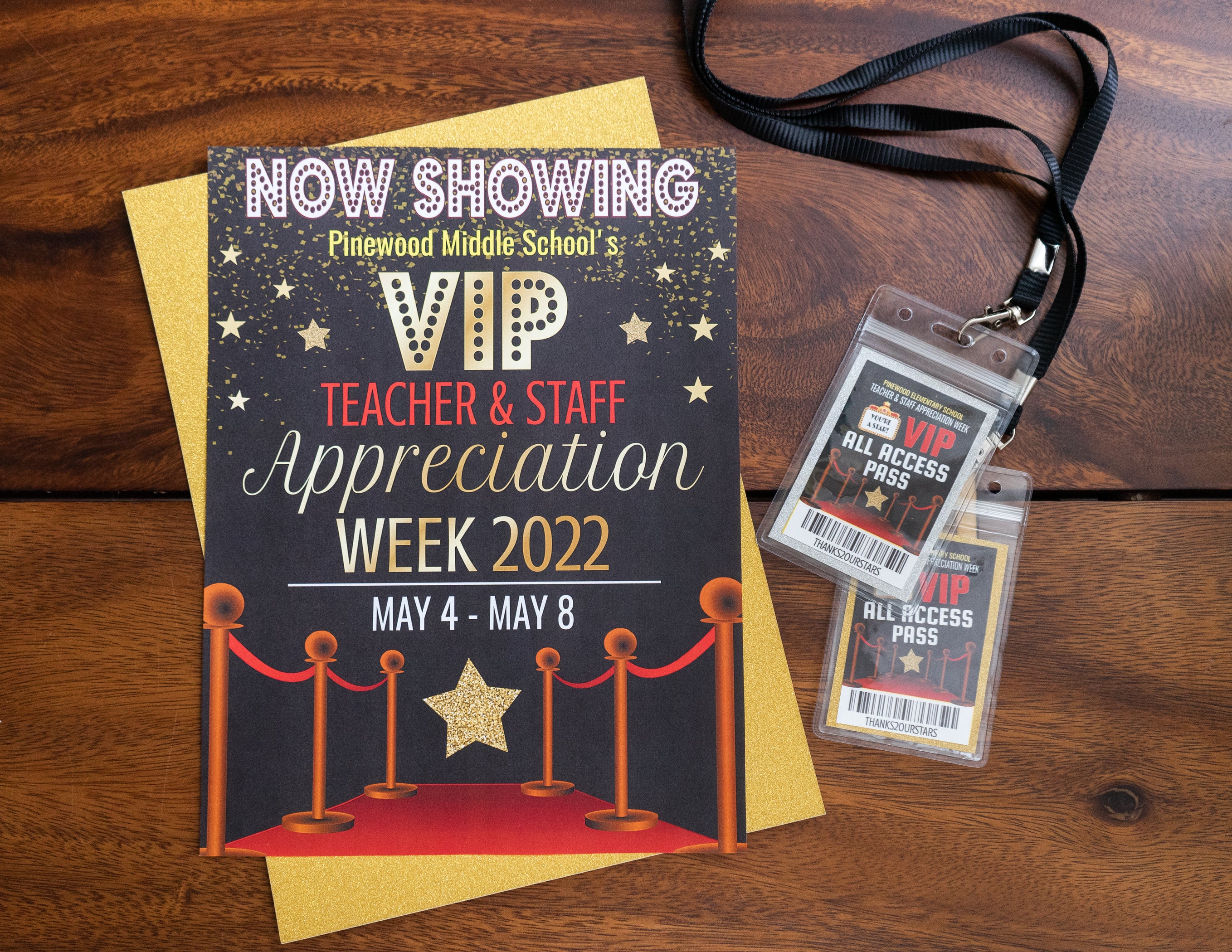 Hollywood Movie Theme Teacher Appreciation Week Party Set — TidyLady ...