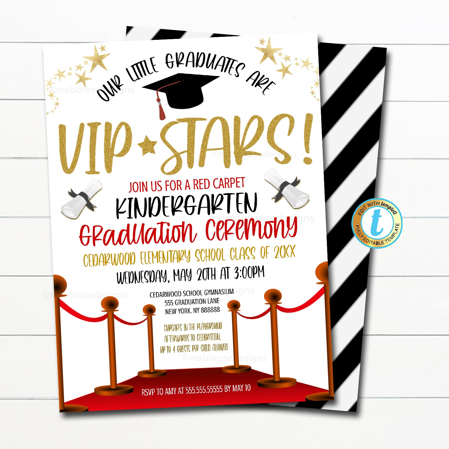 Graduation Announcement Infographic