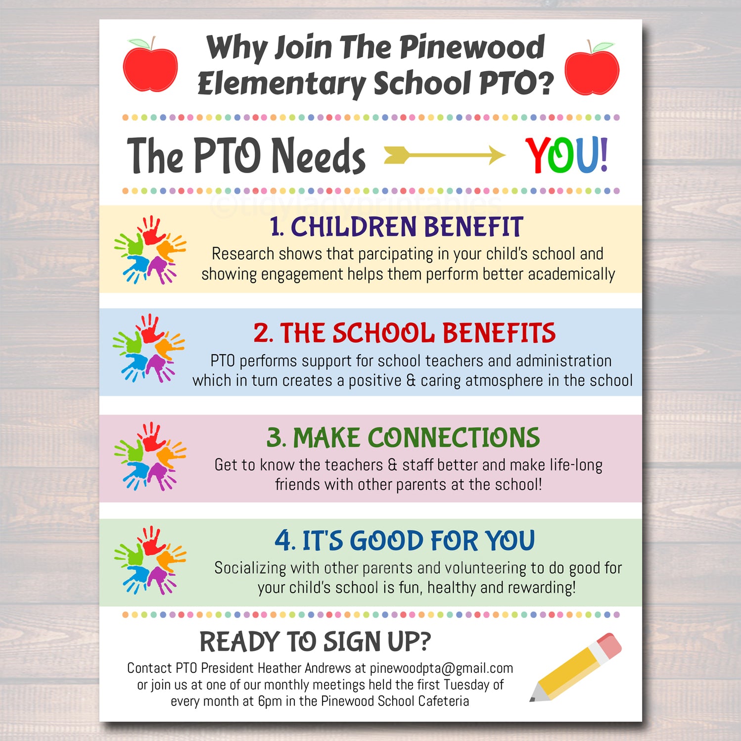 PTO Marketing Toolkit Set | TidyLady Printables