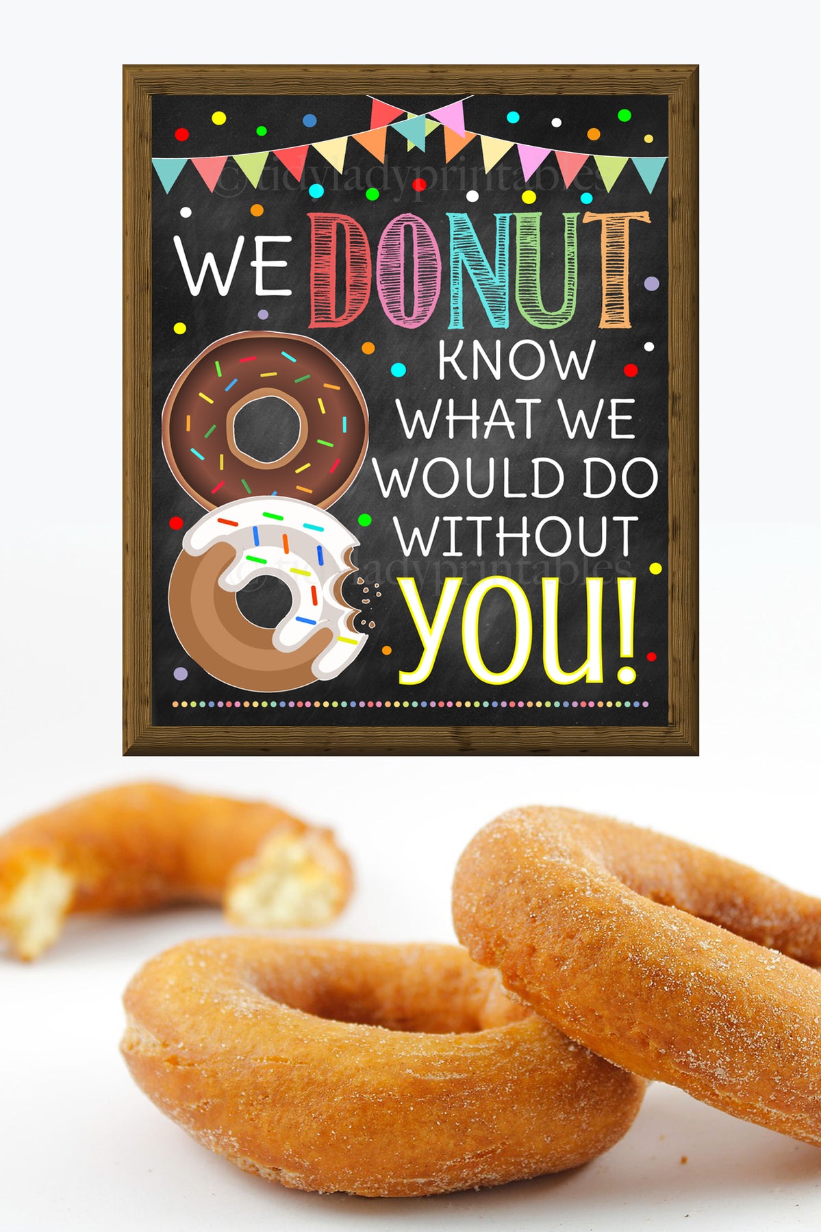 Teacher Appreciation Week Printable Donut Breakfast Sign — TidyLady ...