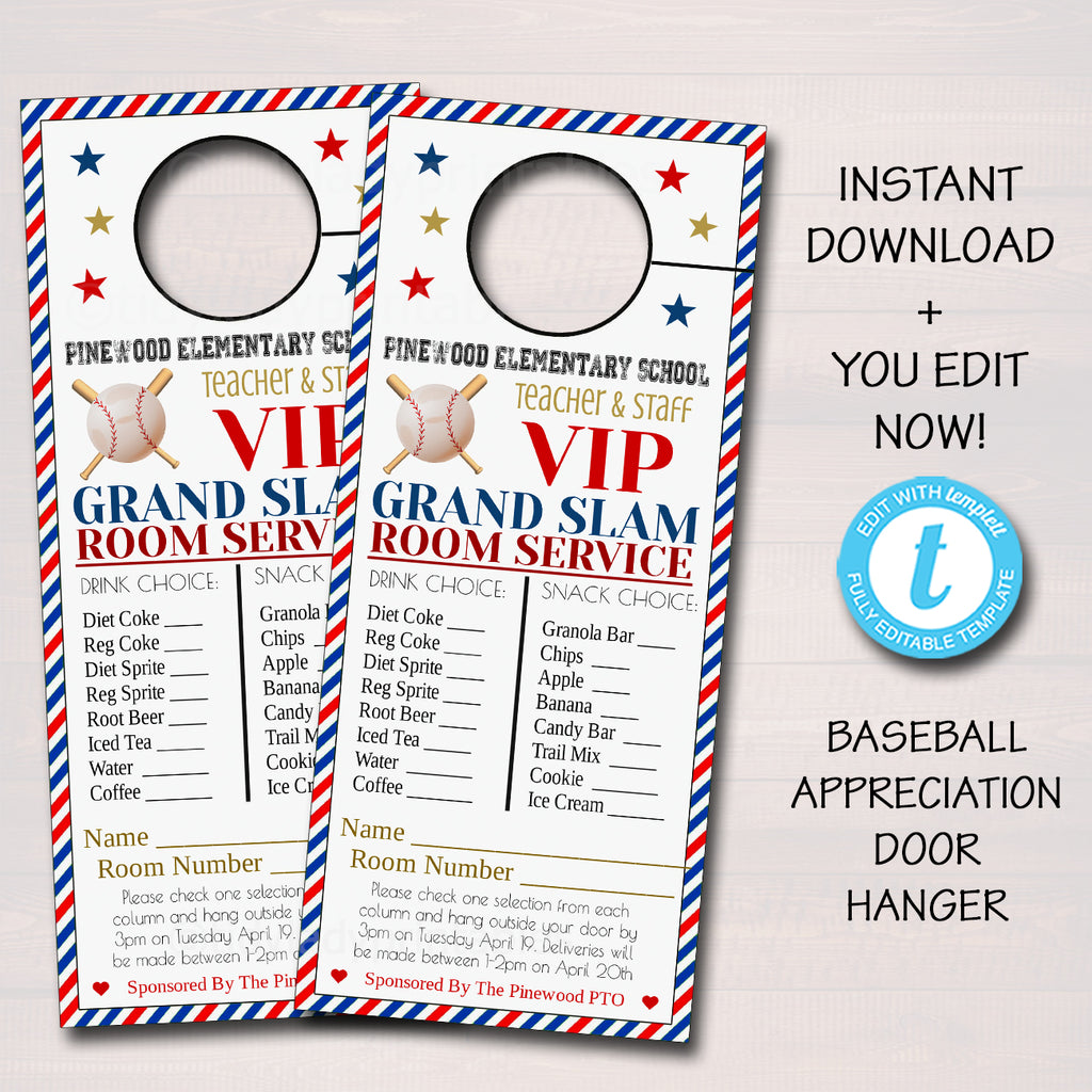 Teacher Appreciation Door Hangers | TidyLady Printables