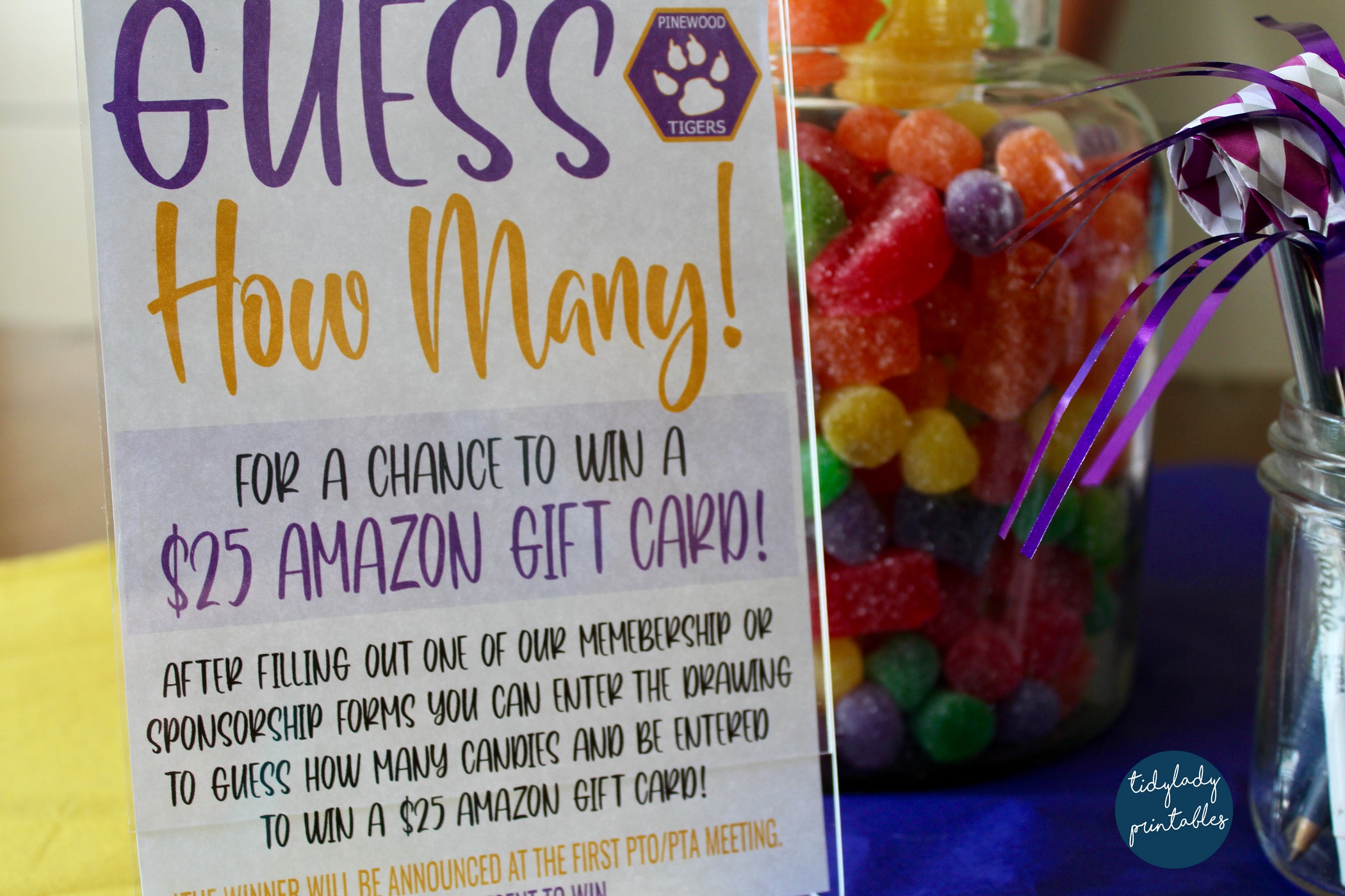 Back to School Pto Membership Sponsorship Drive Templates — TidyLady ...