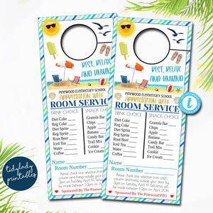 Coastal Beach Theme Teacher Appreciation Week Printable Set — TidyLady ...