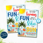 Coastal Beach Theme Summer Teacher Appreciation Gift Tags — TidyLady ...