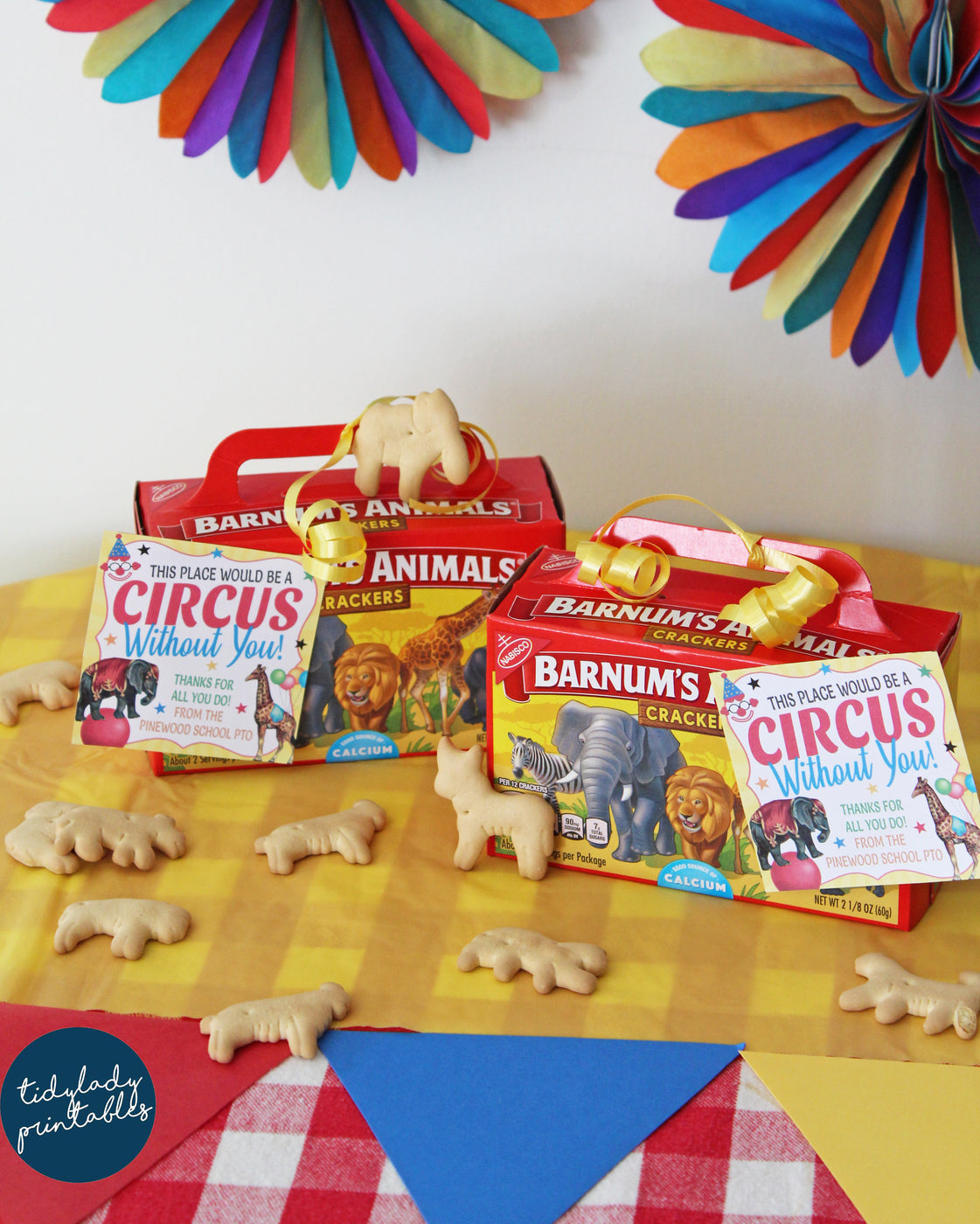 Circus Theme Teacher Appreciation Week Printable Party Set — TidyLady ...