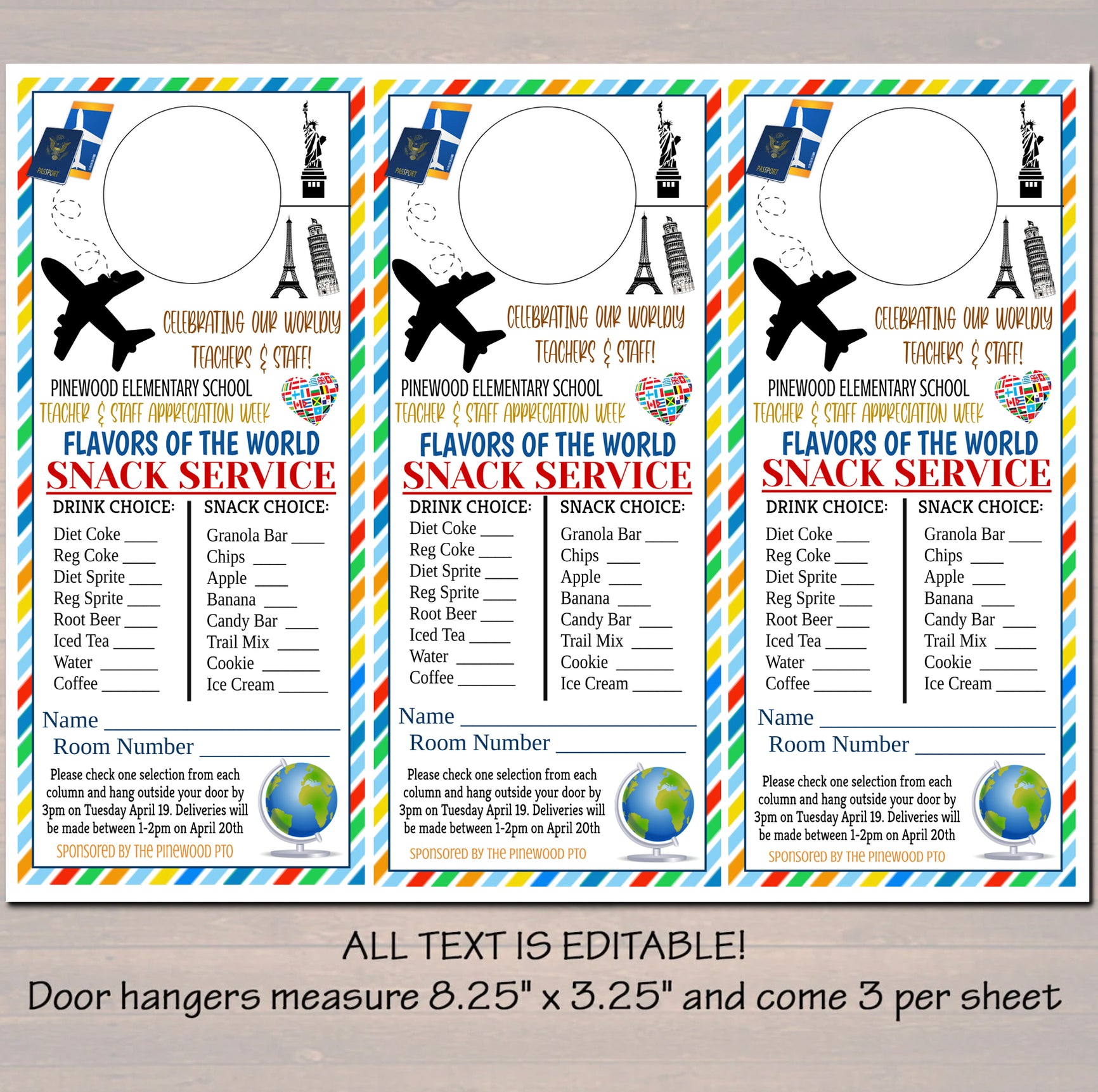 International World Theme Teacher Appreciation Week Party Set ...