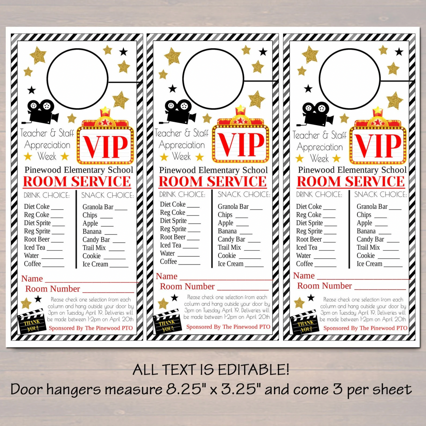 Hollywood Movie Theme Teacher Appreciation Week Party Set — TidyLady ...