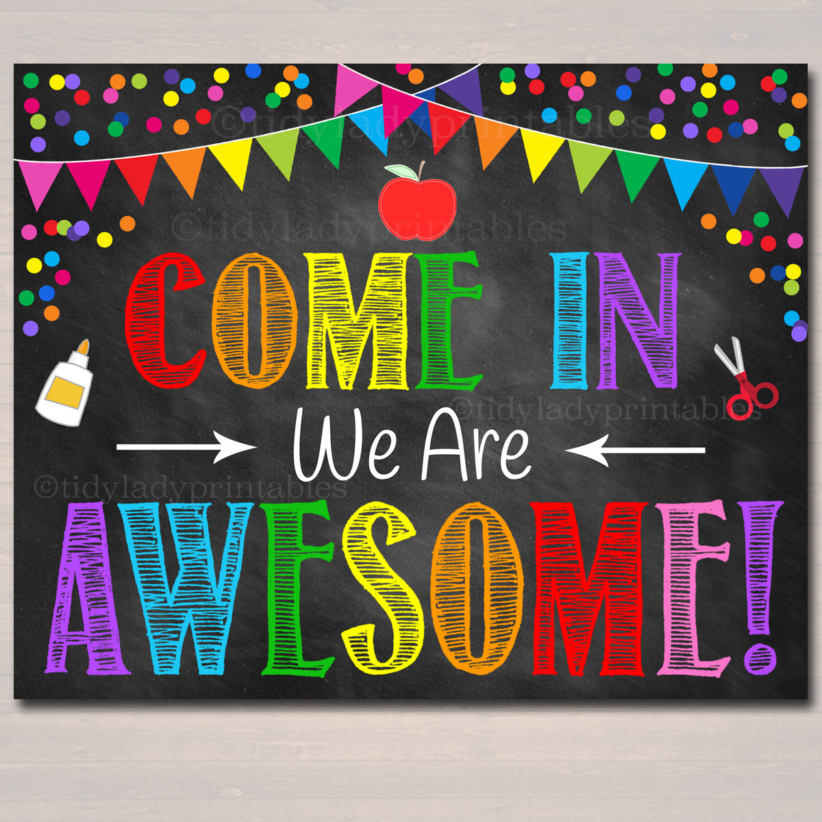 Welcome Classroom Poster | TidyLady Printables