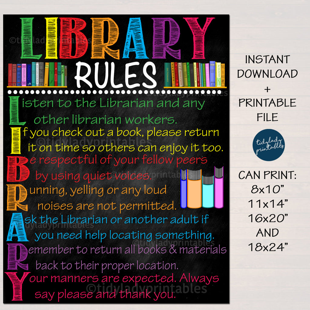School And Classroom Posters | TidyLady Printables