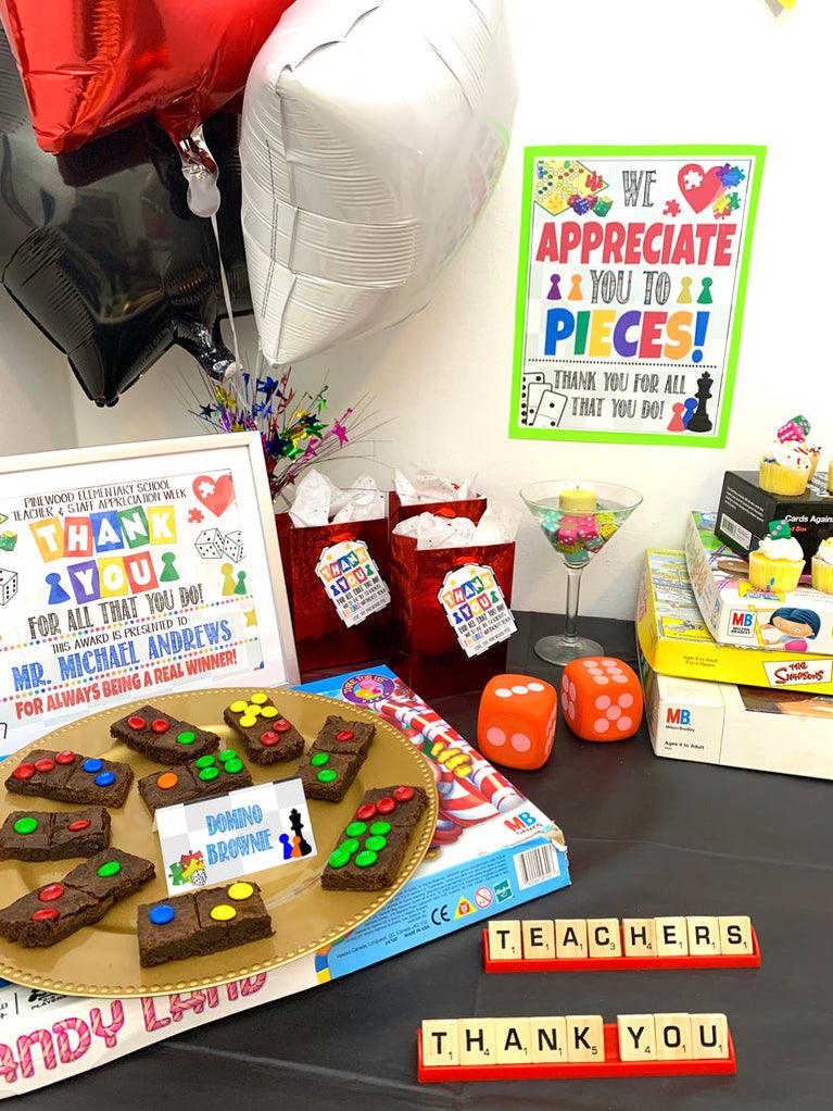 Board Games Theme Teacher Appreciation Week Printable Set — TidyLady ...