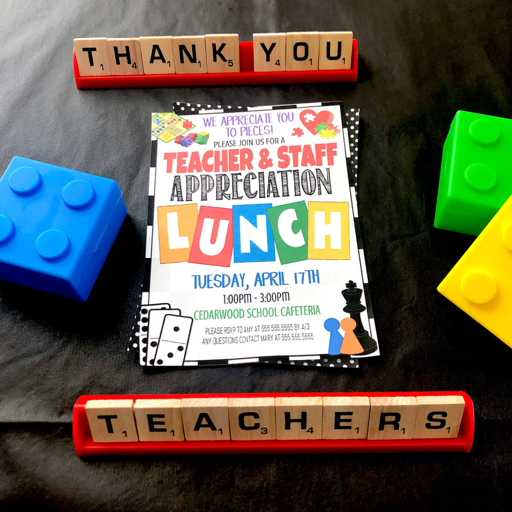 Board Games Theme Teacher Appreciation Week Printable Set — TidyLady ...