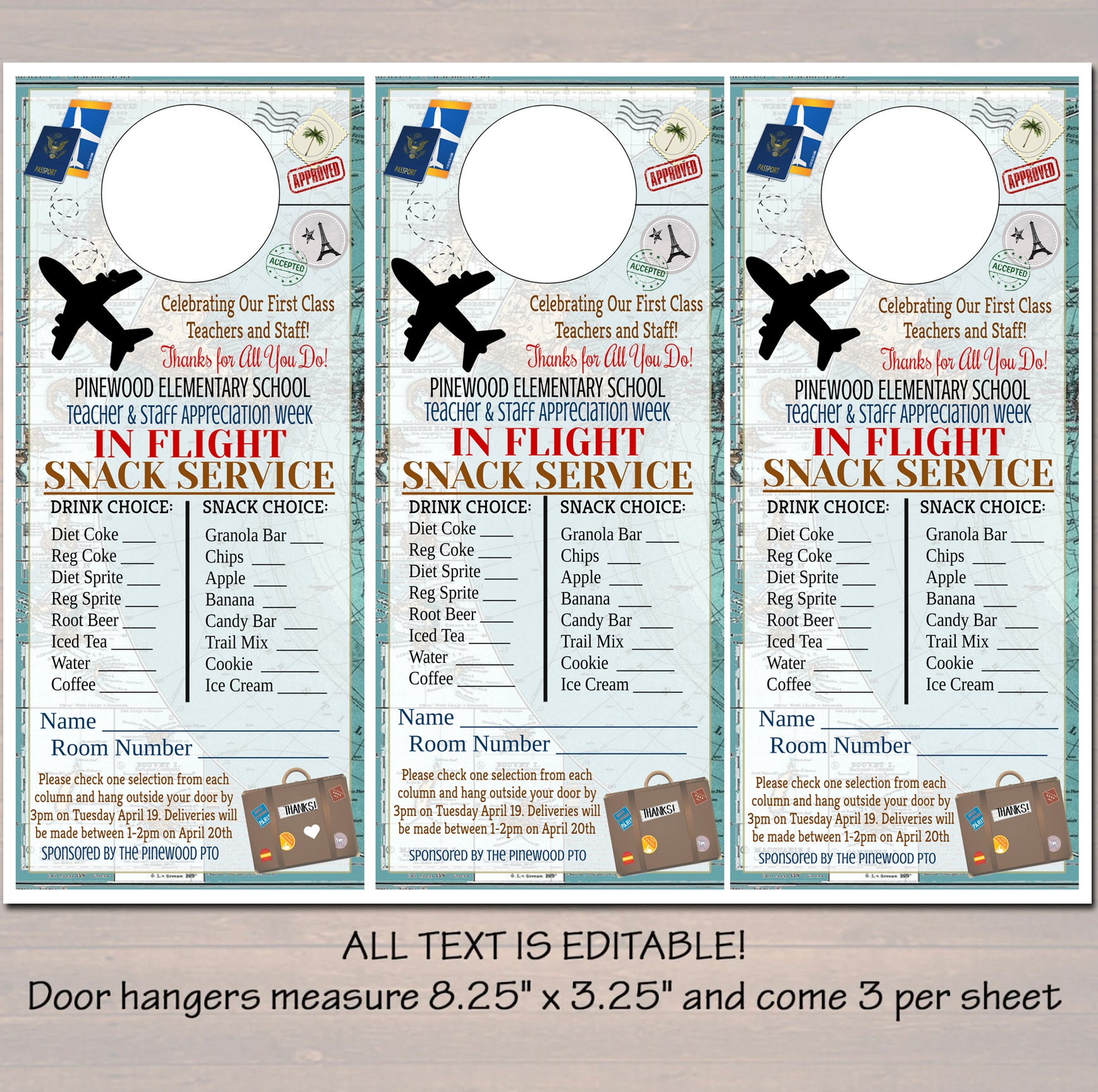 Teacher Appreciation Door Hangers | TidyLady Printables
