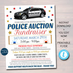 Police Fundraiser Flyer Template | TidyLady Printables