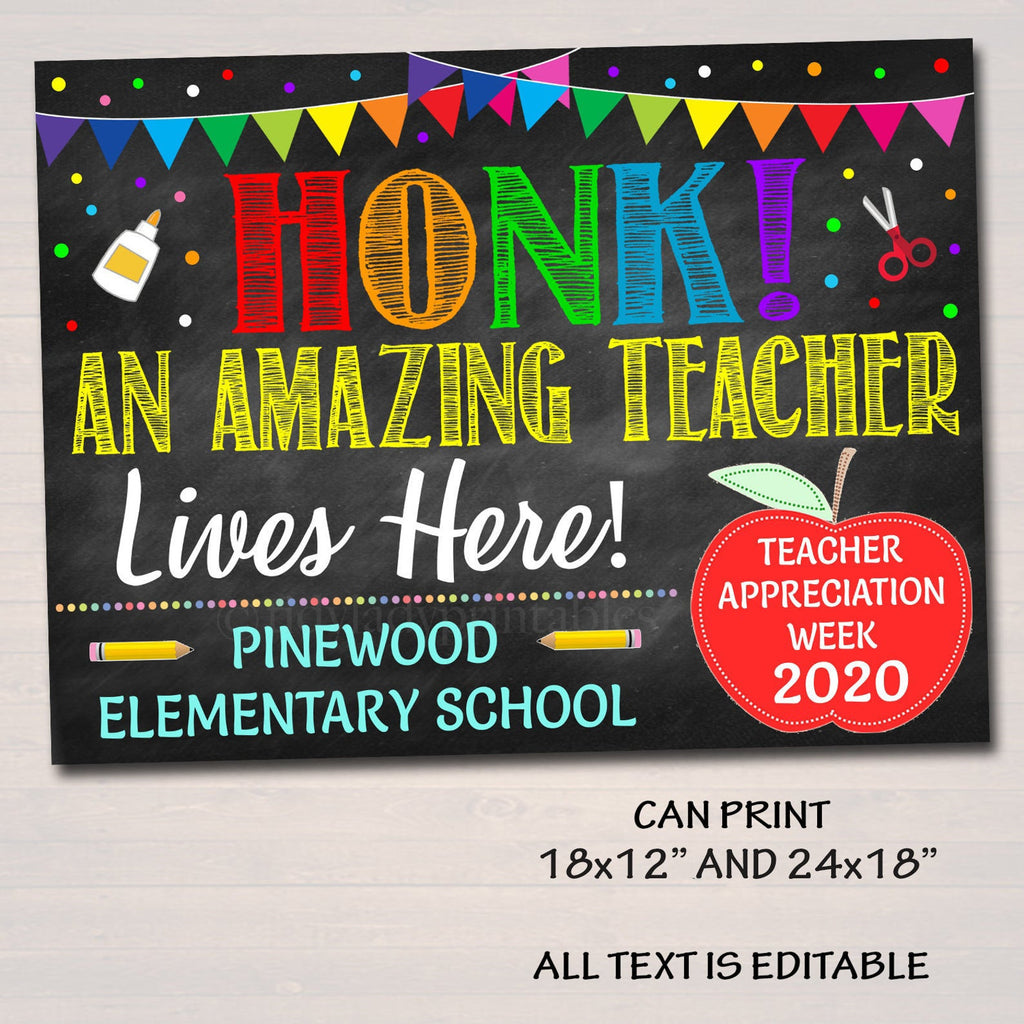 Virtual Teacher Appreciation Week | TidyLady Printables