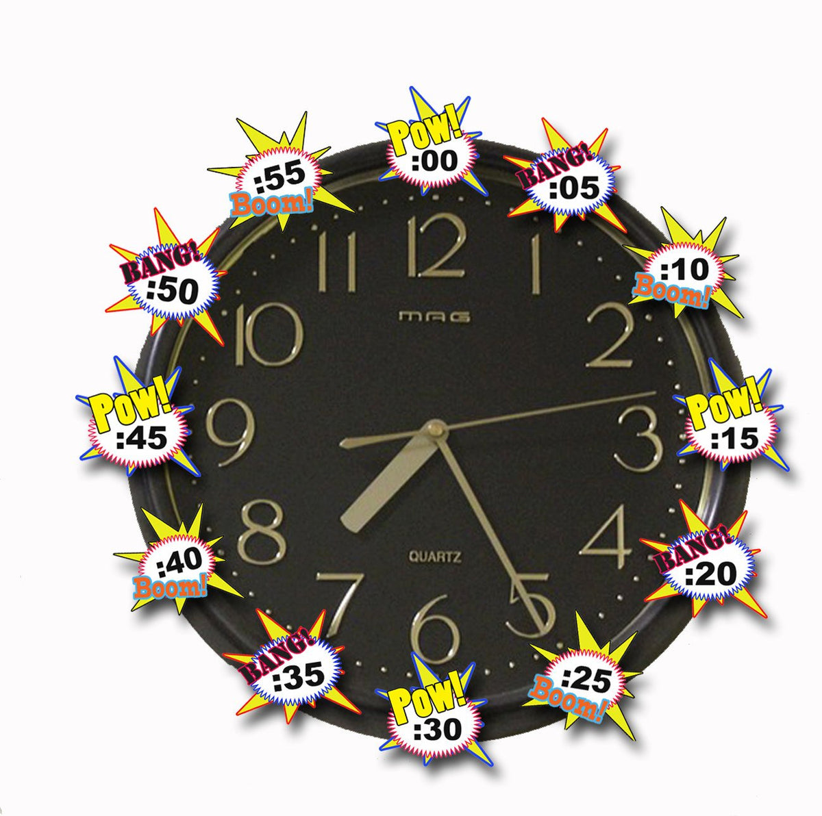 Superhero Classroom Clock Numbers — TidyLady Printables