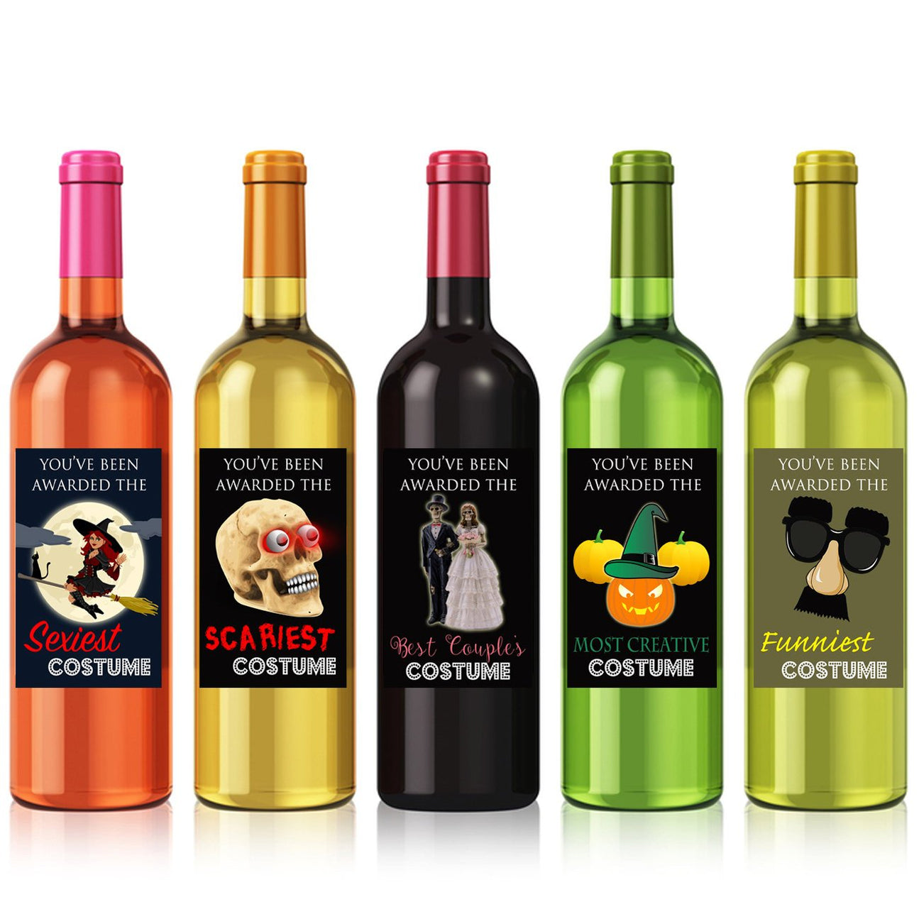 Halloween Costume Contest Awards Wine Label — TidyLady Printables