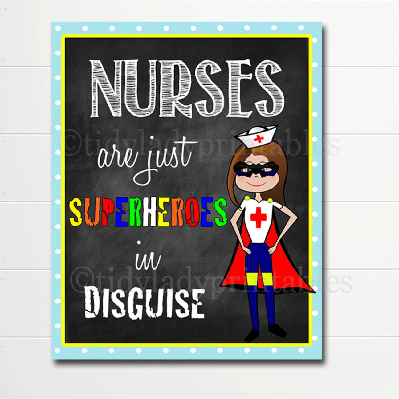School Nurse Poster | TidyLady Printables