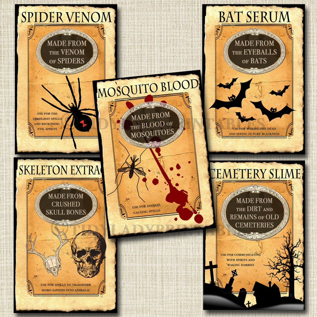 Halloween Gift, Tags & Labels | TidyLady Printables — Page 2
