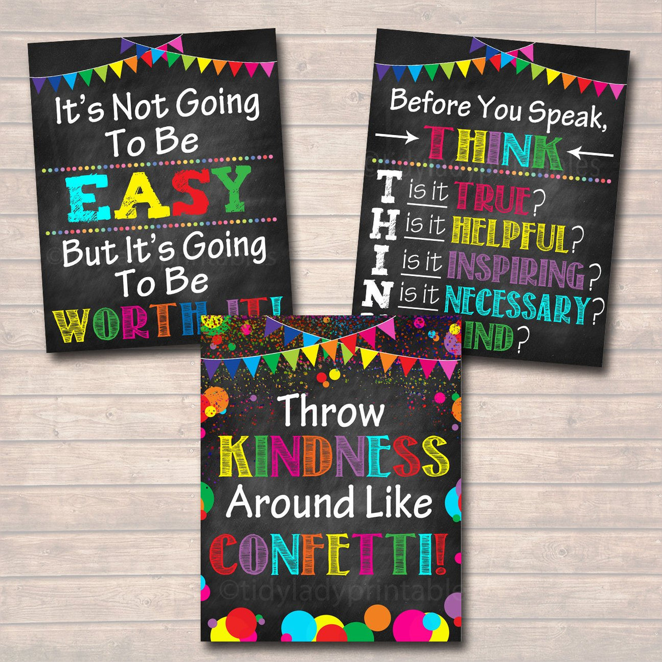 Classroom Poster Set | TidyLady Printables