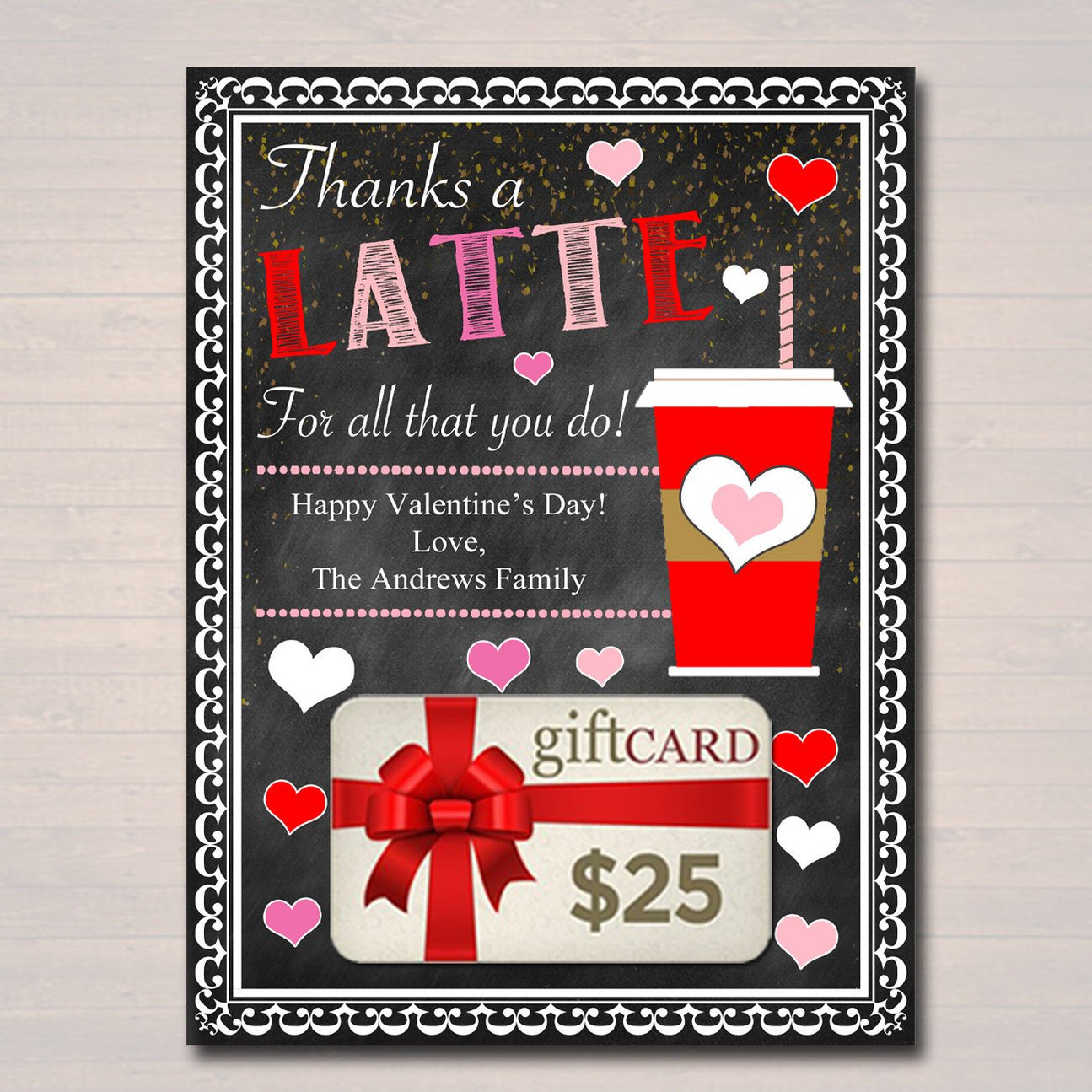 Valentine's Day Gift Card Holder | TidyLady Printables
