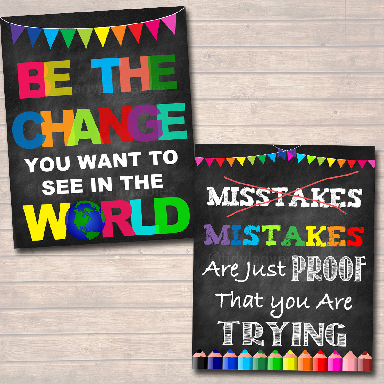 Classroom Poster Set | TidyLady Printables