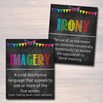 English Literary Terms Poster Set | TidyLady Printables