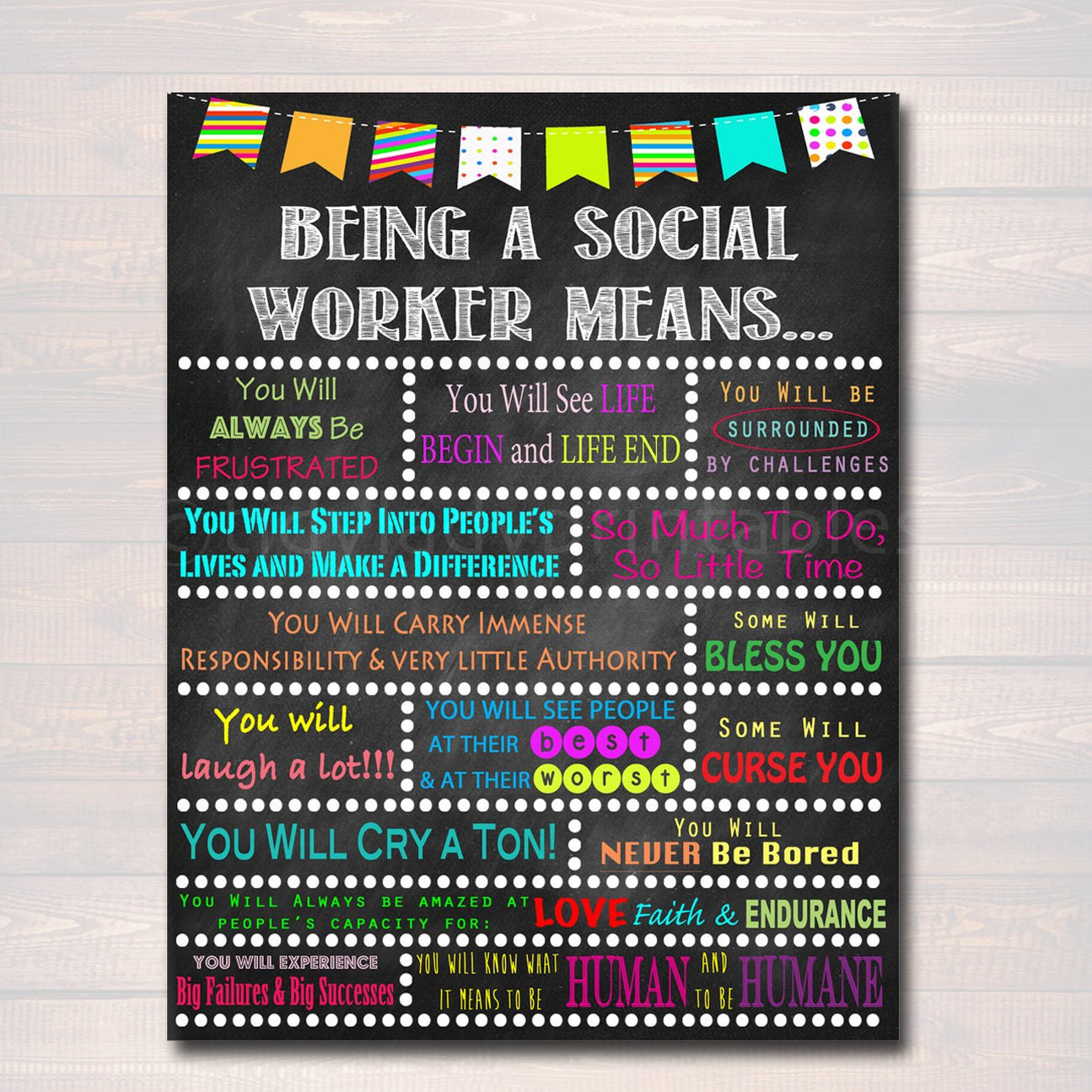 Social Worker Inspirational Art | TidyLady Printables