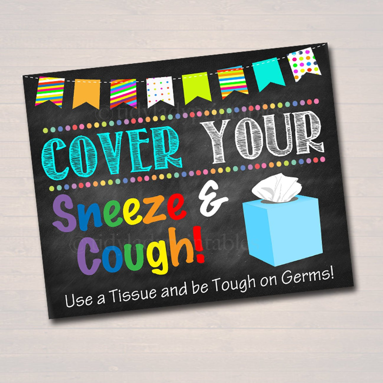 Hand Washing Poster For School - TidyLady Printables