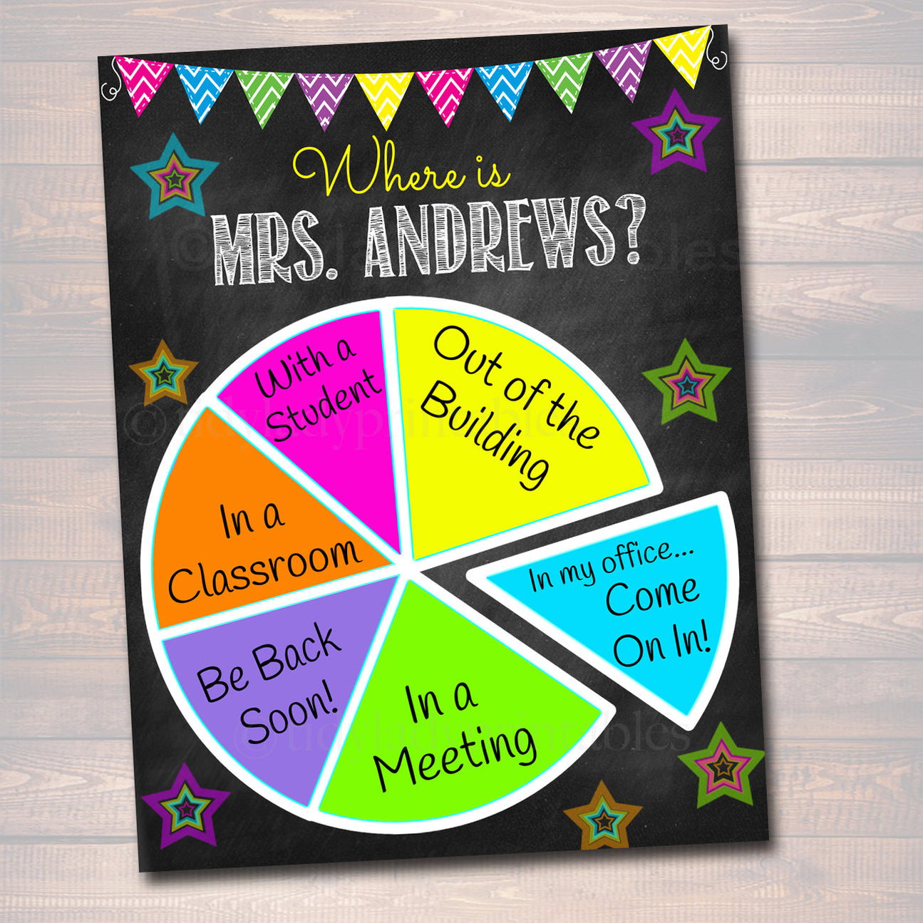 School Office Door Sign | TidyLady Printables
