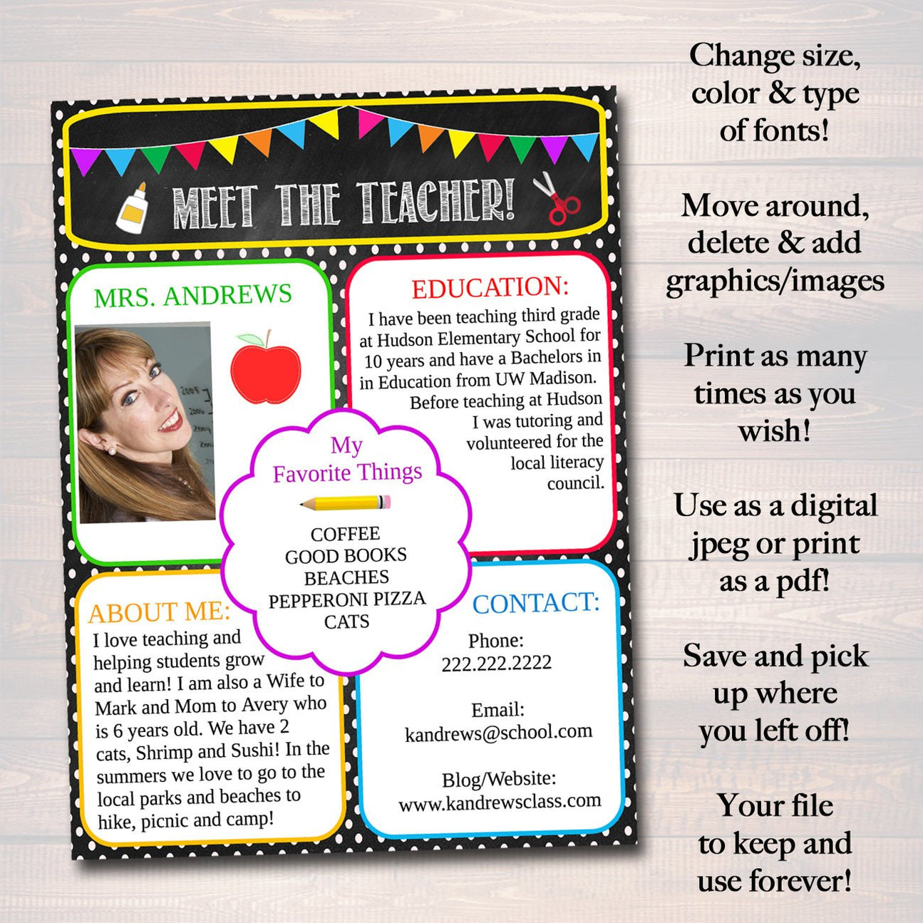 School Newsletter Parent Communication Form Printable — TidyLady Printables