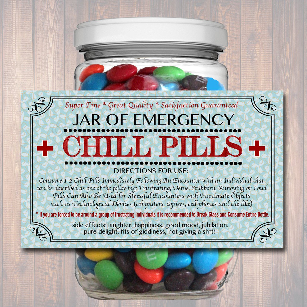 Chill Pill Label | TidyLady Printables