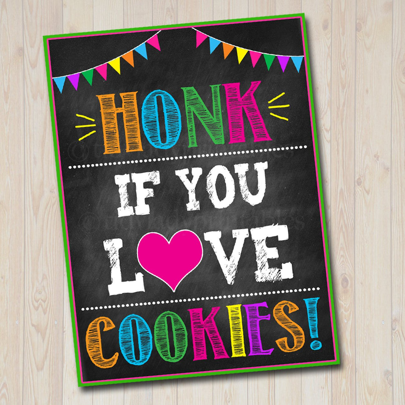 Printable Outdoor Cookie Booth Sign Set, Drive Up Cookie Booth Donate ...