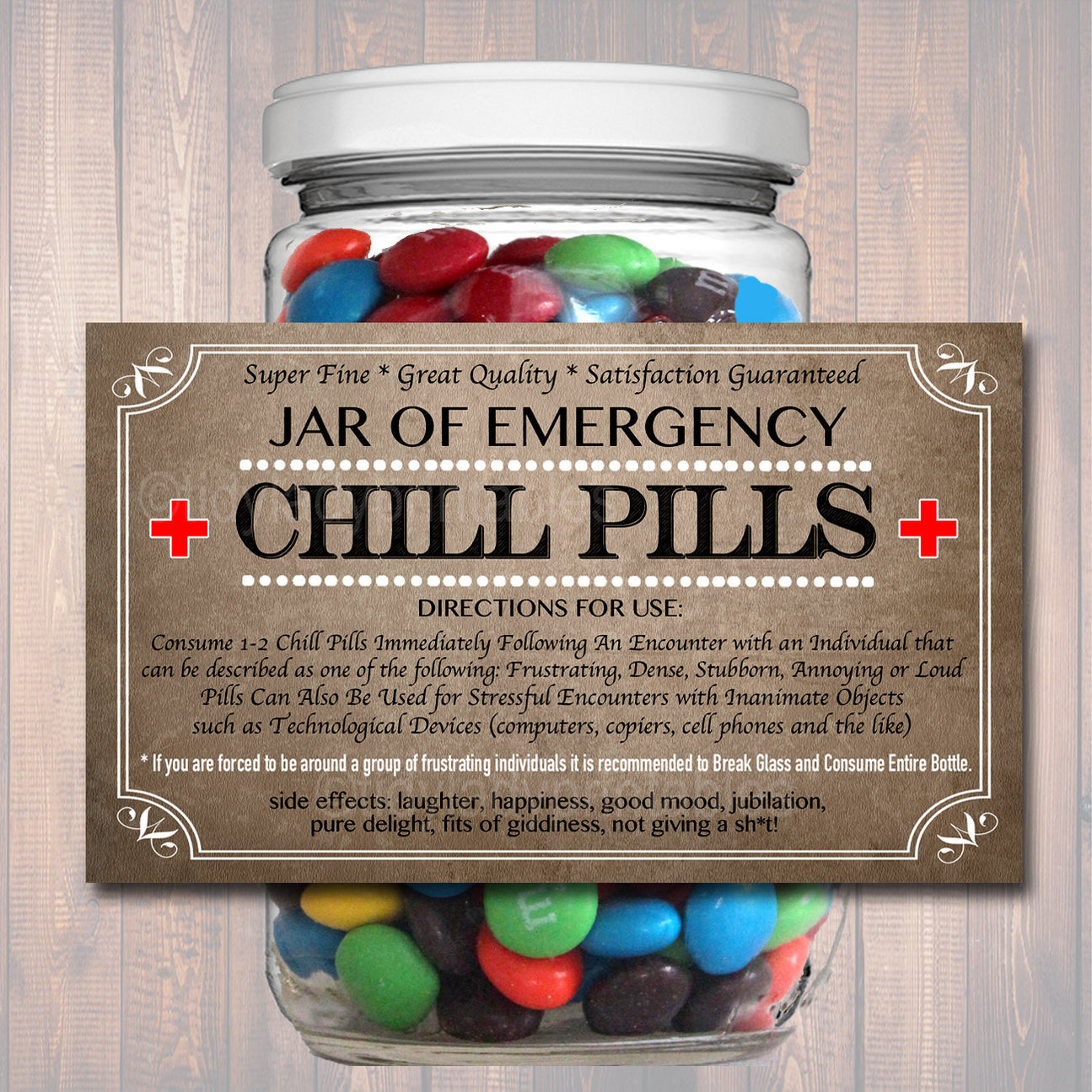 Chill Pill Label | TidyLady Printables