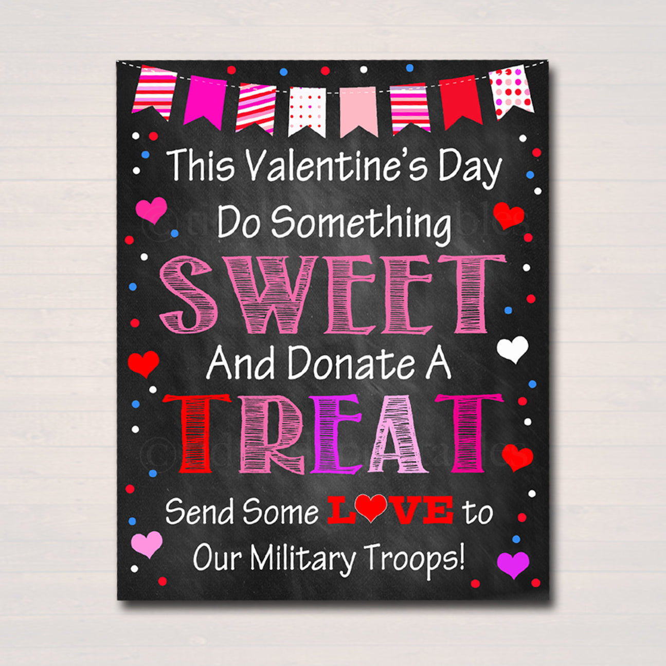 Valentine's Day Cookie Signs, Printable Cookie Posters Set of 2, Cooki ...