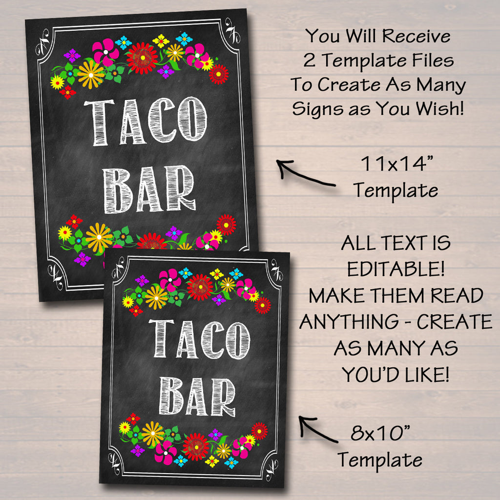 Fiesta - Nacho Average Theme | TidyLady Printables