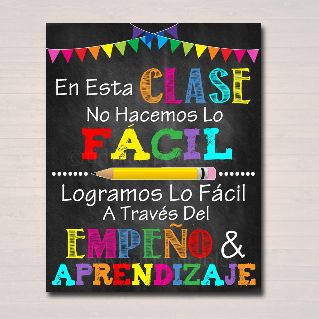 Spanish Classroom Posters | TidyLady Printables