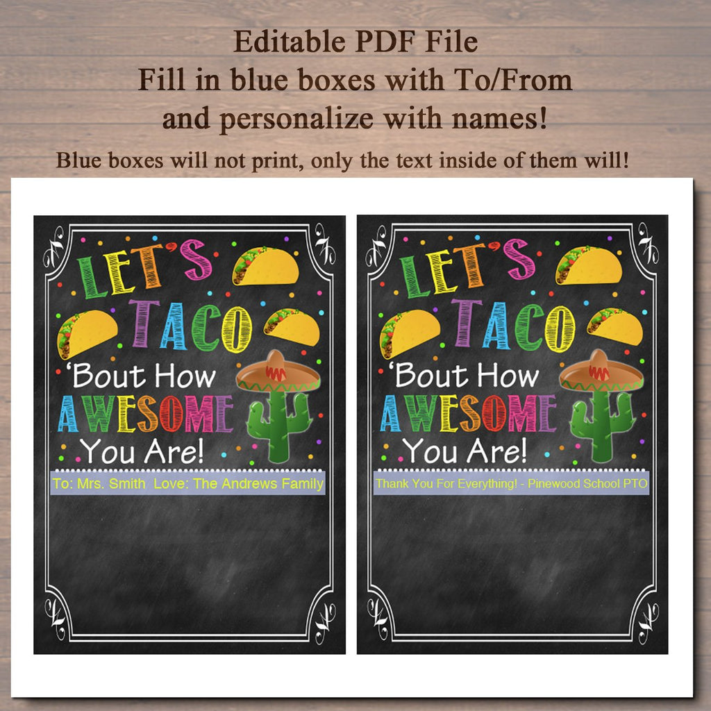 Fiesta - Nacho Average Theme | TidyLady Printables