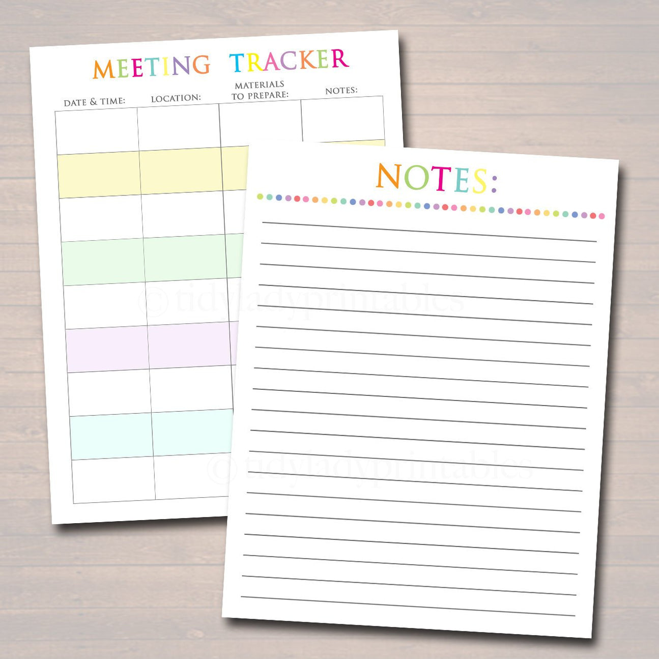 Printable Counselor Planner | TidyLady Printables