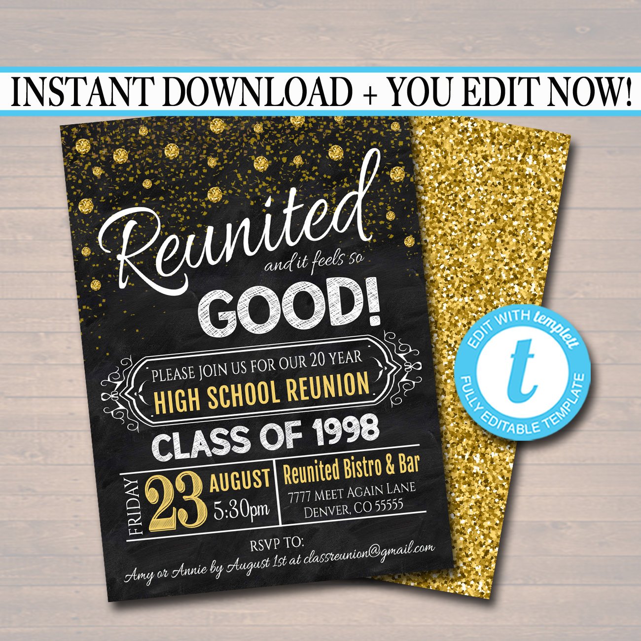 Class Reunion Flyer Template Download Class Reunion Invitation