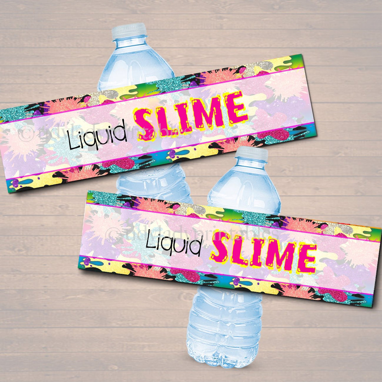 Slime Party Pack Set | TidyLady Printables