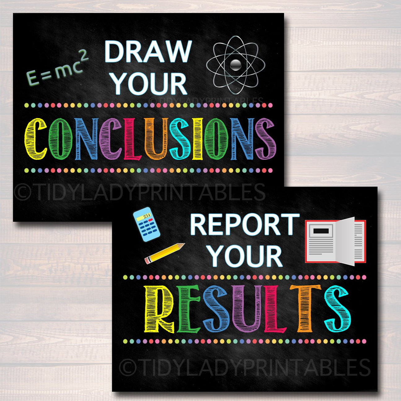 Scientific Method Poster Set | TidyLady Printables